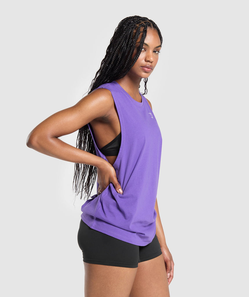 Gymshark Training Drop Arm Tank - Stellar Purple | Gymshark